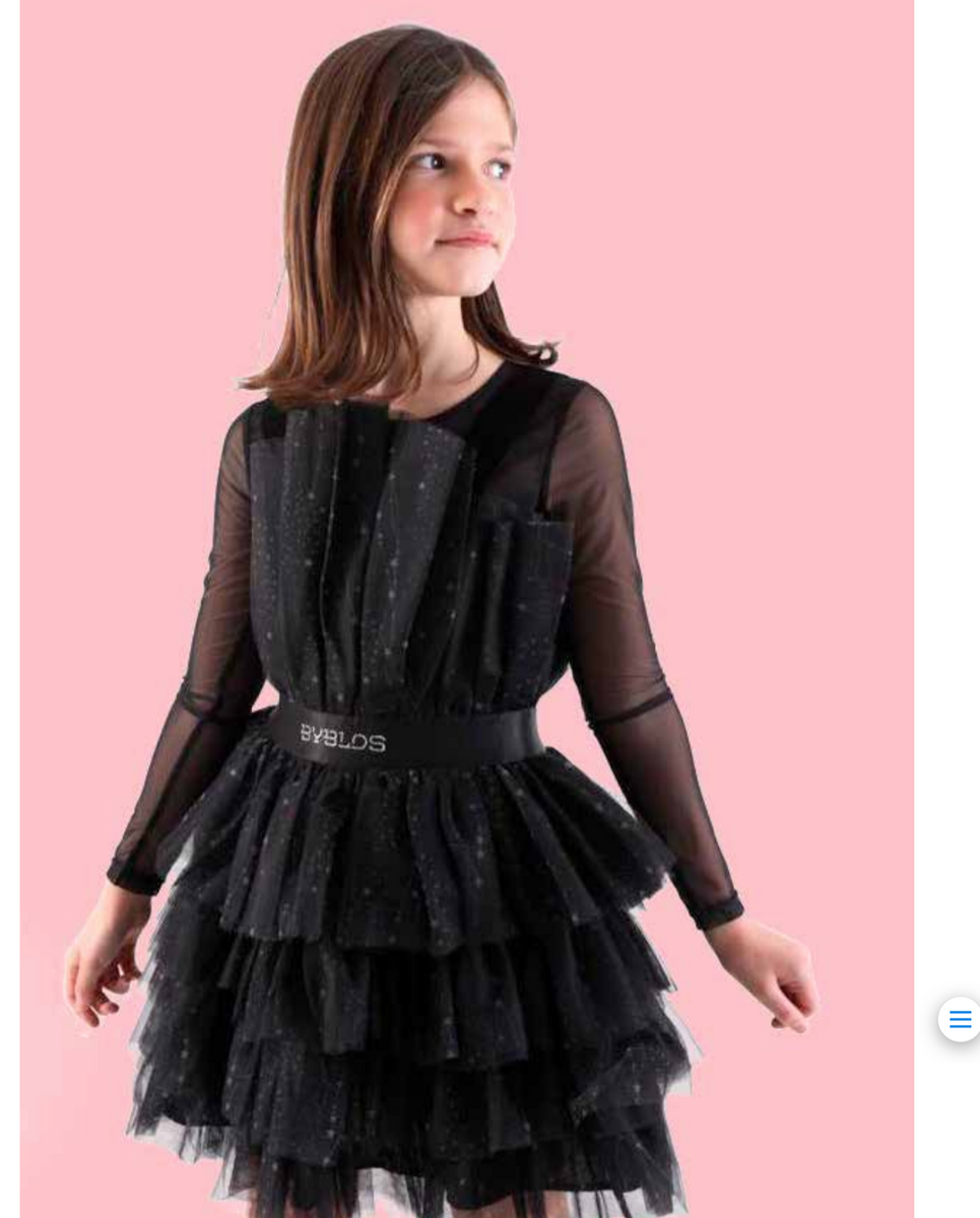 Vestido Tul Negro DR13311 – Baby Patisserie Fun And Chic